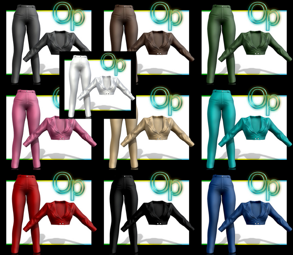 Second Life Marketplace Fatpack Suit Jacket Pants Outfit